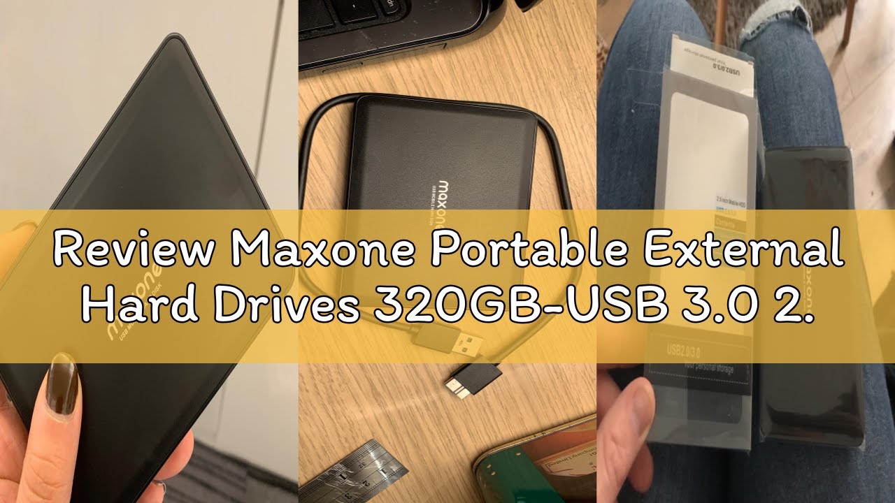 Review Maxone Portable External Hard Drives 320GB-USB 3.0 2.5'' HDD ...