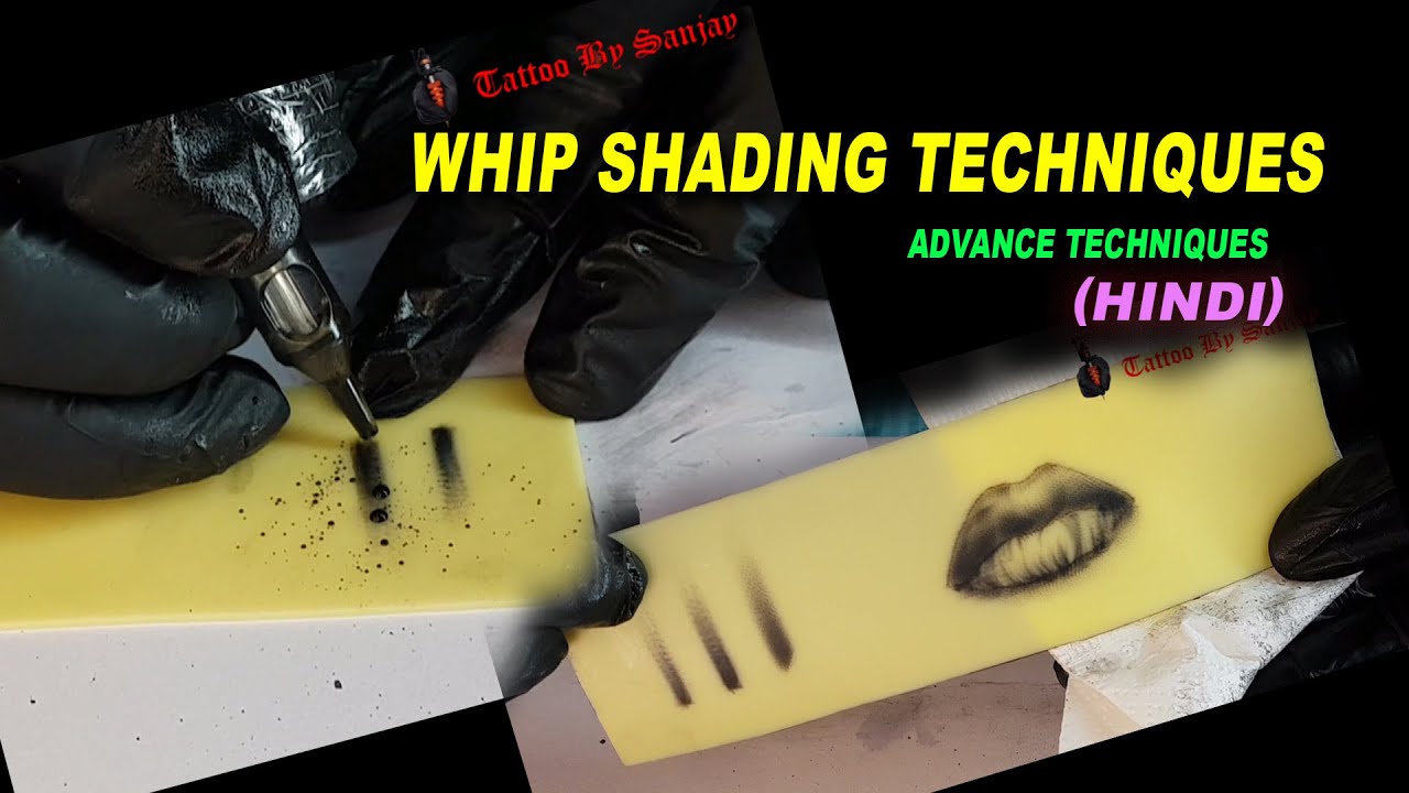 How to do Whip Shading in Tattoo - YouTube