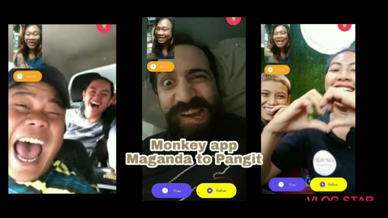 Monkey App (Maganda vs Pangit) Natatawa ako dito - YouTube
