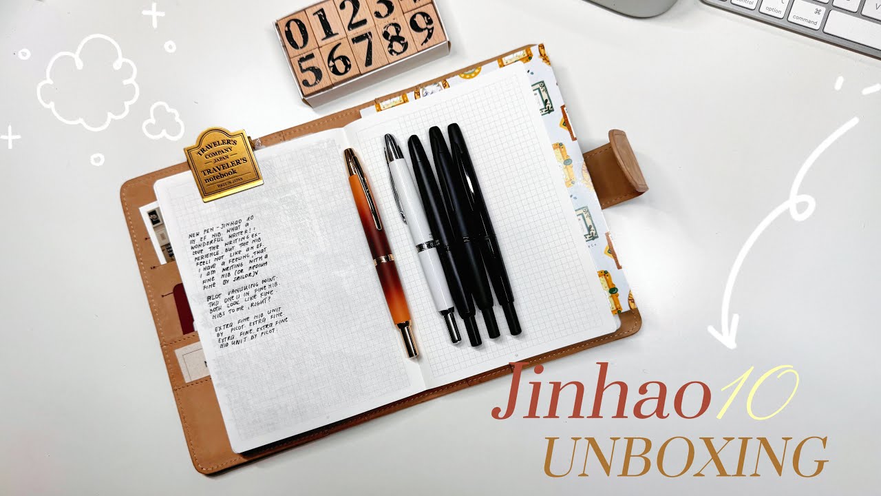 Jinhao 10 Fountain Pen Unboxing I First Impressions, Dupe for Vanishing ...