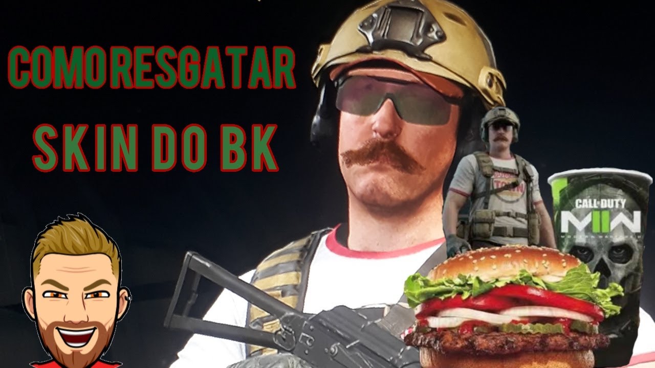 Skin Rara MW2 do BK COMO RESGATAR FÁCIL - YouTube