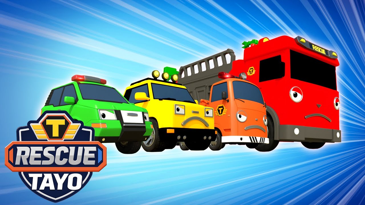 Five Little Monkeys with Rescue Tayo | Song for kids | Brave Rescue ...