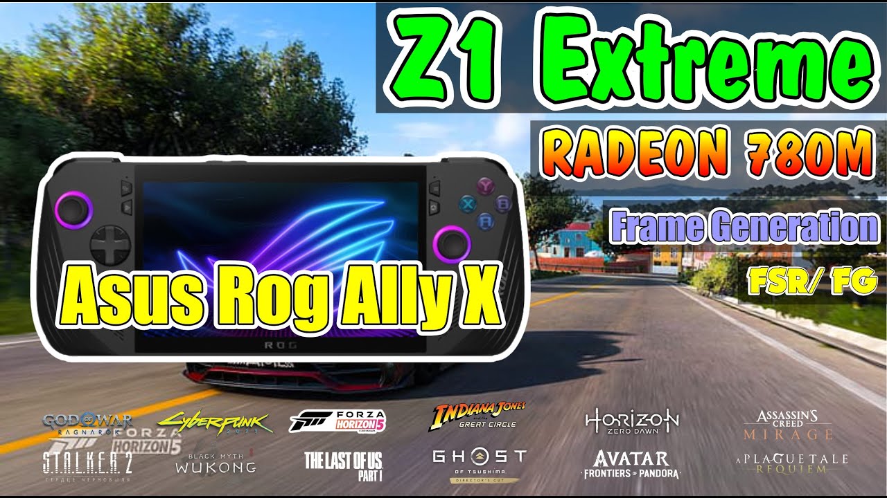 Asus Rog Ally X Test 10 Game 17W & 30W Setting Game Low & Medium - YouTube