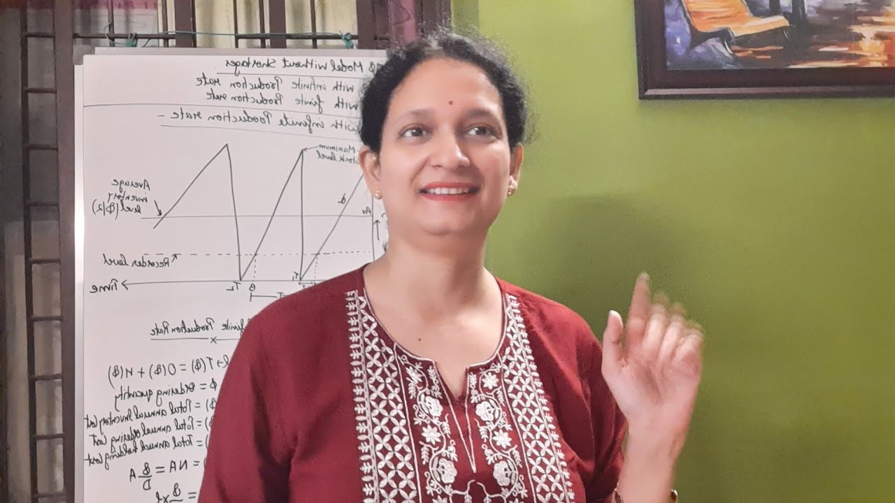 lec-3,EOQ model without shortages(lnfinite production rate)BCA 4th sem ...