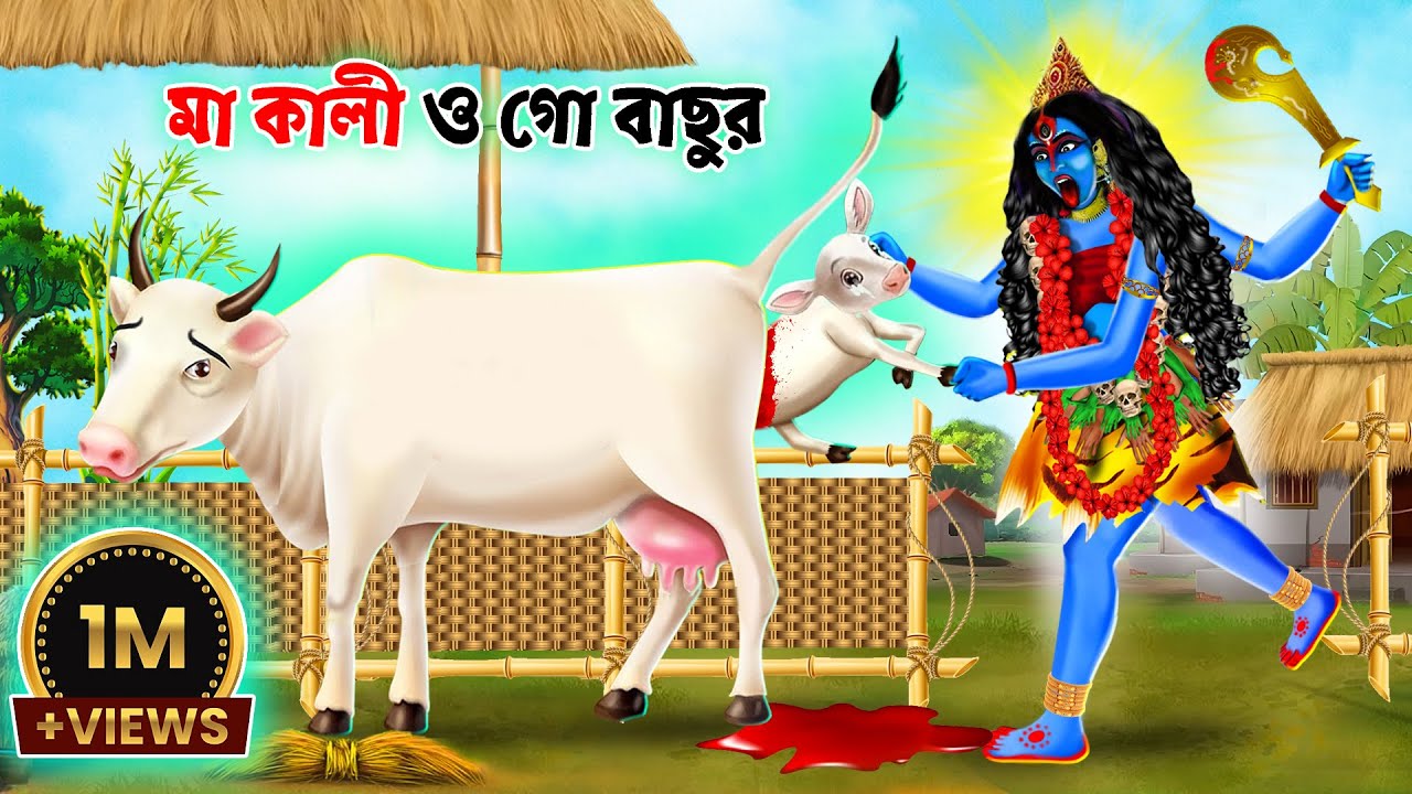মা কালী ও গো বাছুর। গর্ববতী গরুর গল্প | Maa Kali And Pregnant Cow | Maa ...