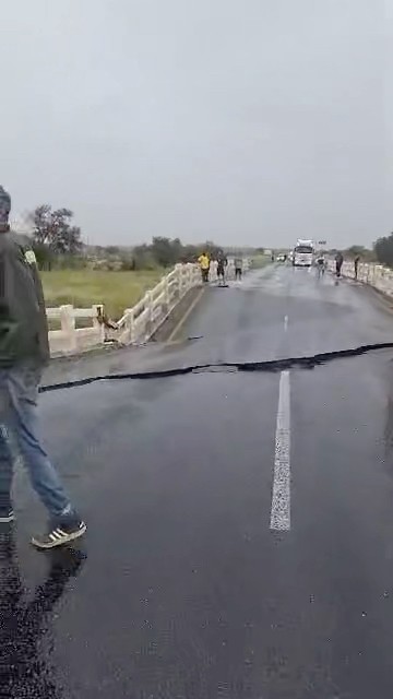 Disaster the bridge is down between Windhoek and Rehoboth # ...
