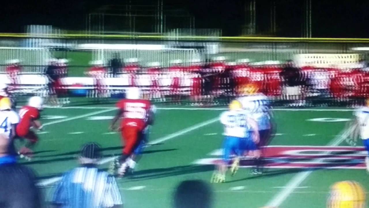 Devin smith jr . Smyrna middle smooth on pick 6 - YouTube