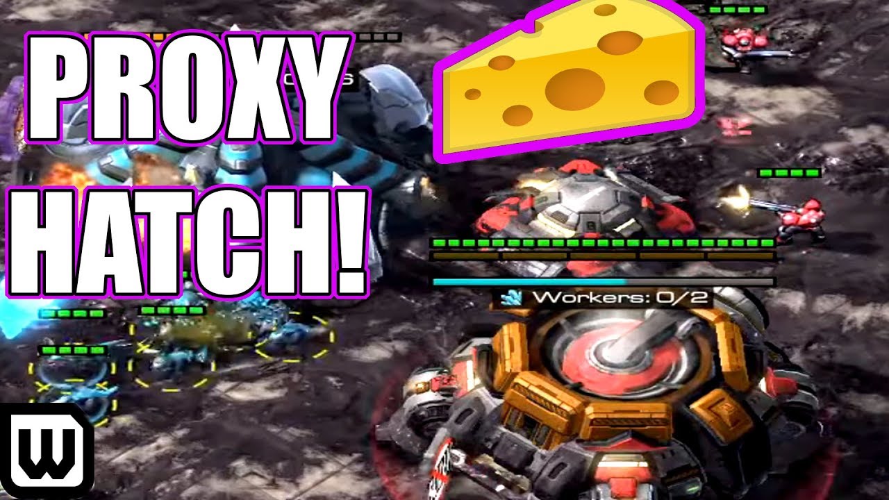 Starcraft 2: Proxy Hatchery or DIE TRYING - YouTube