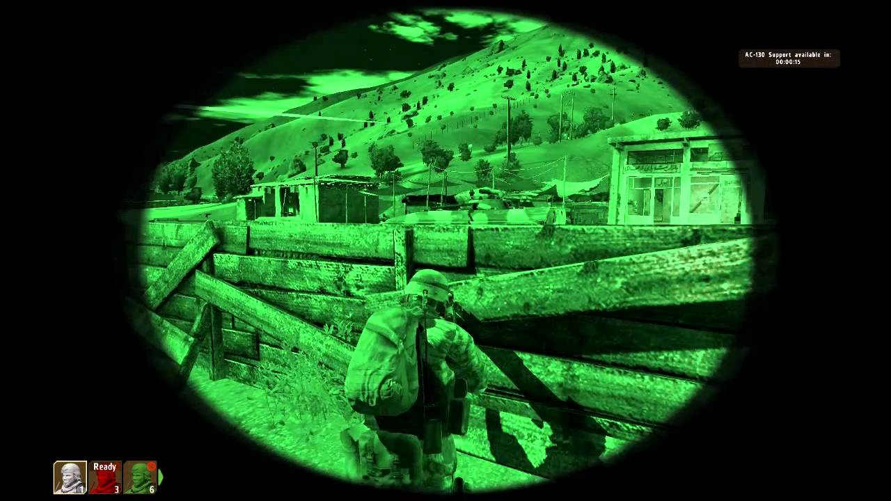 FOB Hammer The Longest Night 2 AC130 ARMA2 Combined Operations Coop ...