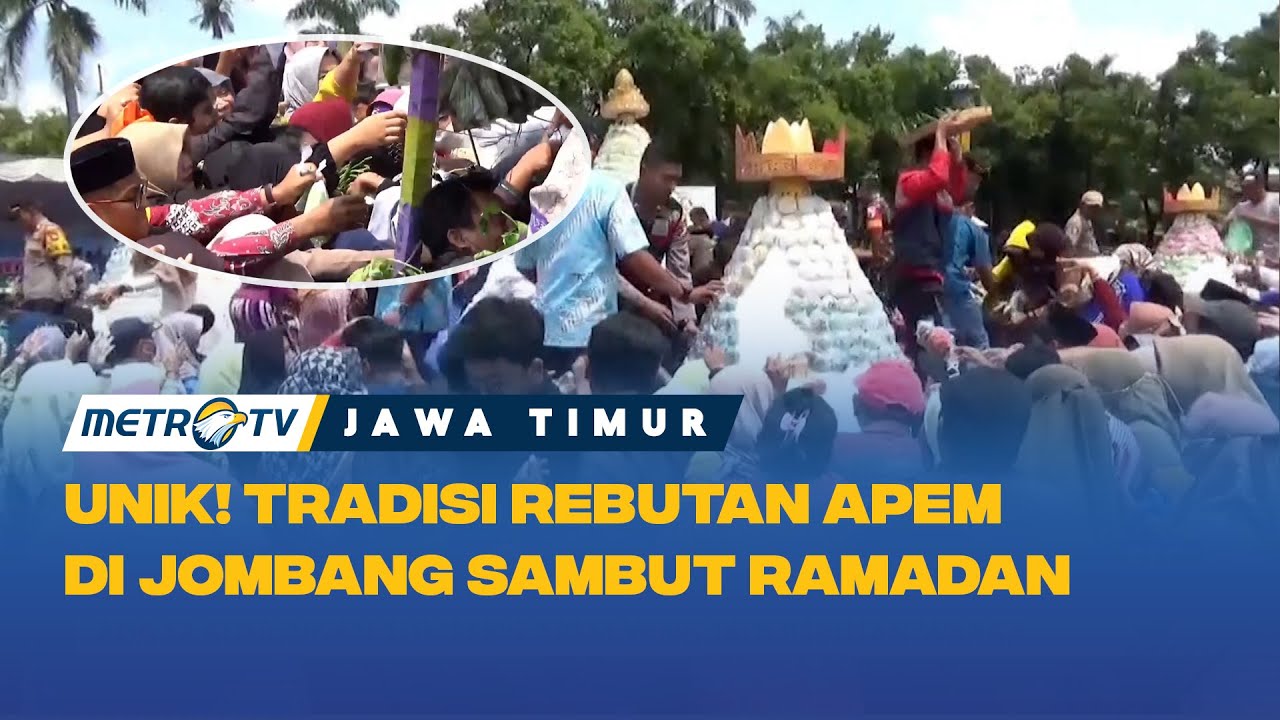 Rebutan Gunungan Apem di Jombang, Tradisi Penuh Berkah Sambut Ramadan ...