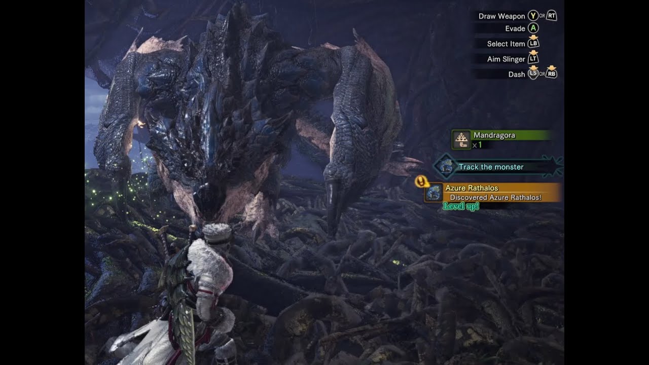 MHW Dual Blades Part 38- Azure Rathlos - YouTube