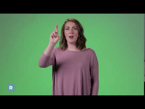 Learn How to Sign R in ASL | LearnHowToSign.org - YouTube