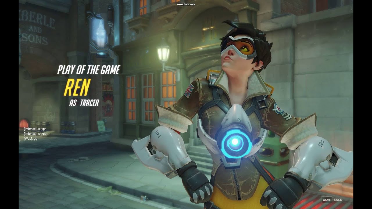 [Overwatch] Tracer POTG - YouTube