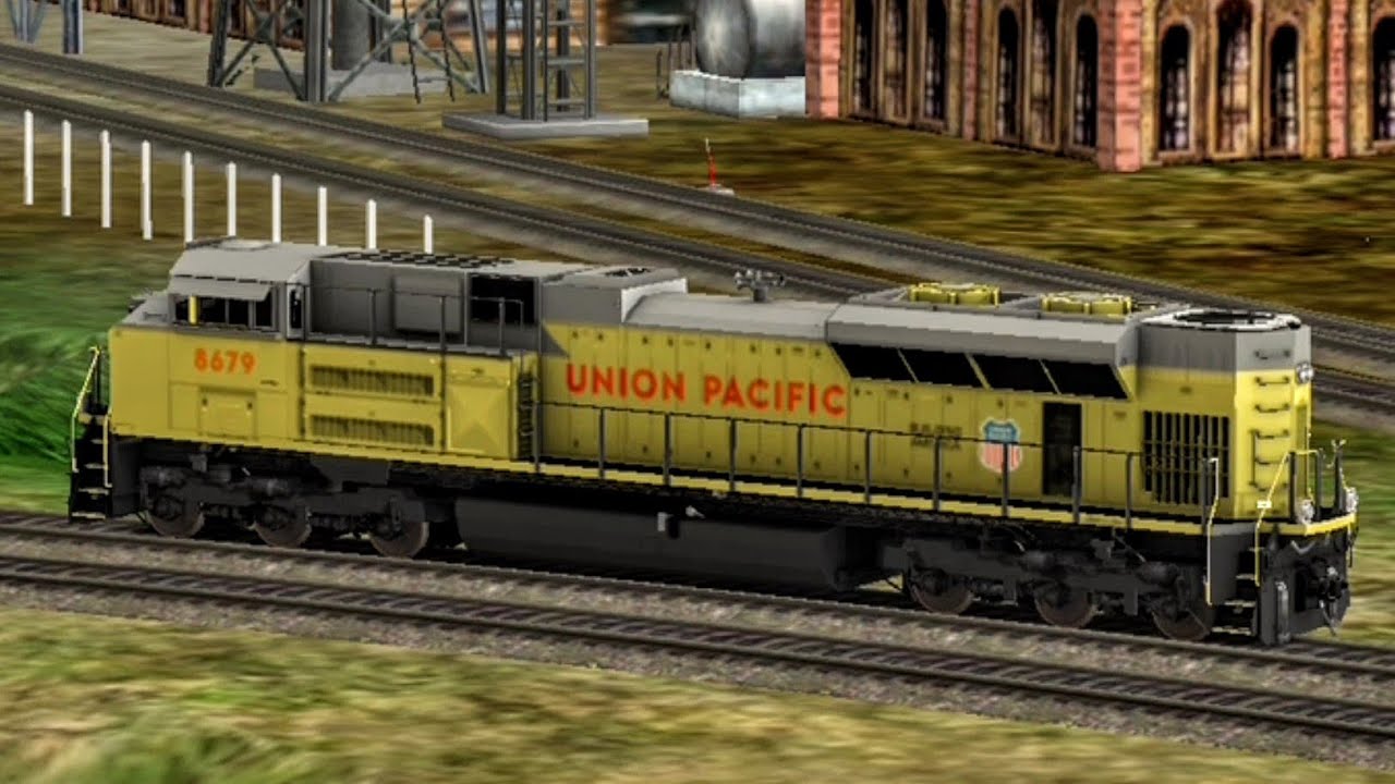 Addons Union Pacific SD70ACe - Trainz Simulator Android - YouTube