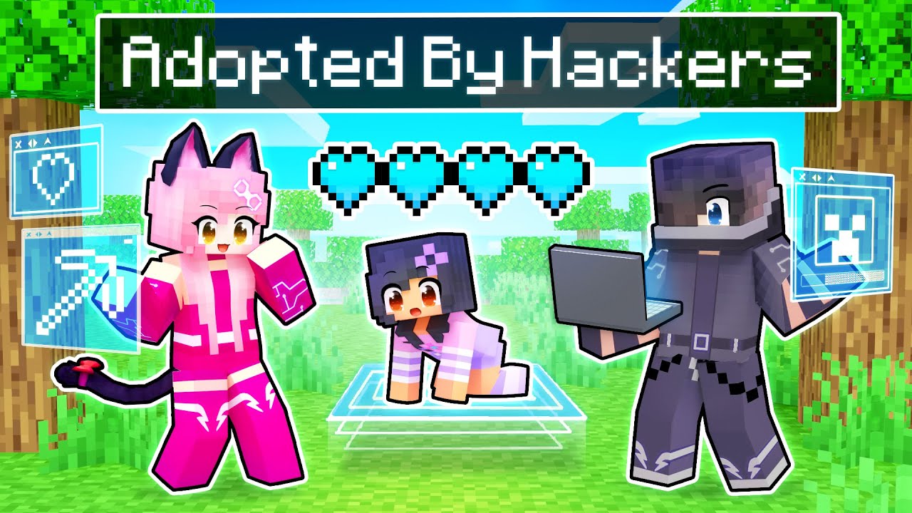 Adopted By PRO HACKERS In Minecraft! - YouTube