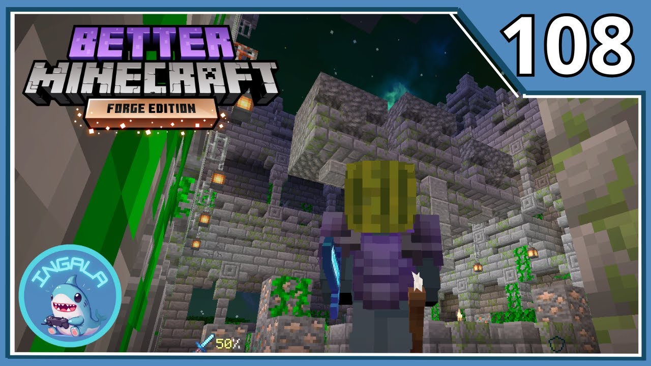 EL TEMPLO MALDITO Y LA FORTALEZA DEL WITHER | BETTER MINECRAFT #108 ...