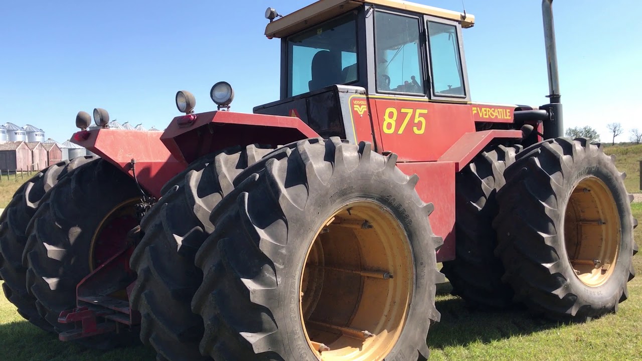SOLD Versatile 875 4wd tractor - YouTube
