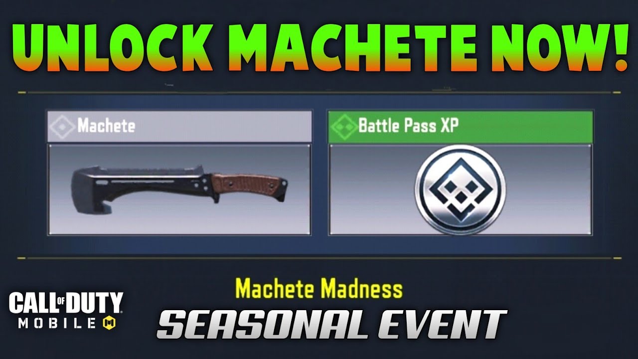 MACHETE MADNESS SEASONAL EVENT COD MOBILE | HOW TO GET/UNLOCK MACHETE ...