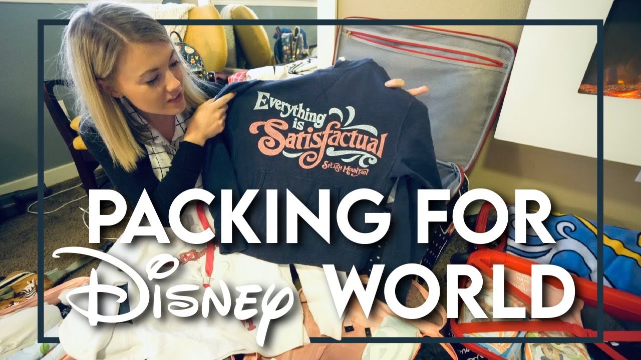 Packing for Disney World :: Packing Kids Suitcase for Disney World ...