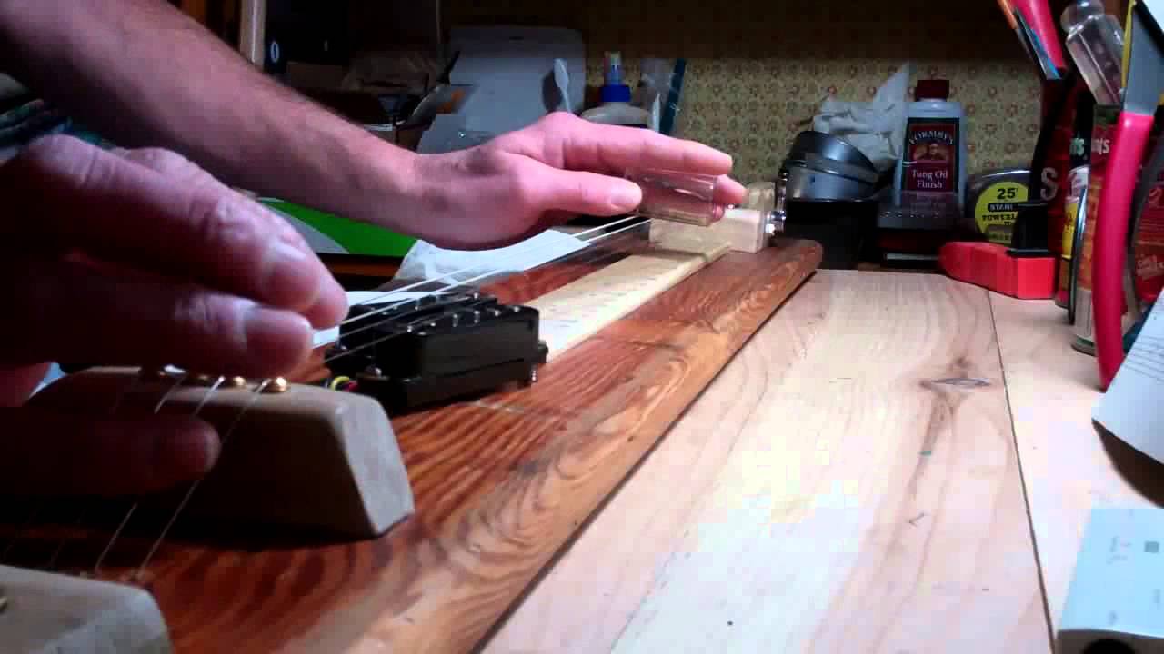 4string lap steel - YouTube