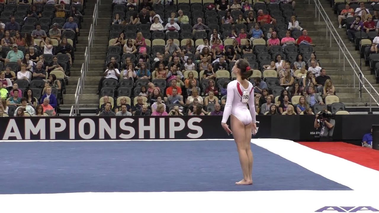 Delanie Harkness – Floor – 2014 P&G Championships – Jr. Women Day 1 ...