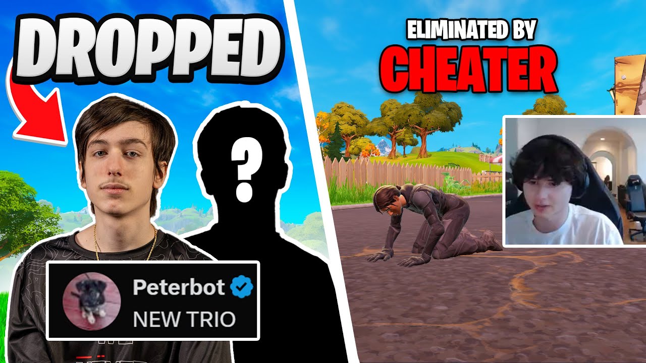 Peterbot Has a New Trio... Again | Bugha Griefed by Cheaters - YouTube