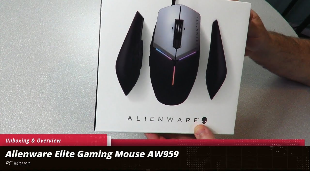 Unboxing and Overview of the Alienware Elite Gaming Mouse AW959 - YouTube