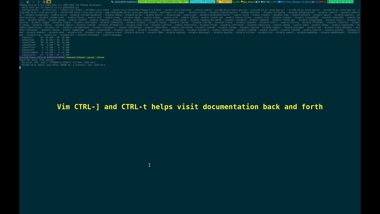 Vim CTRL Bracket And CTRL t Helps To Go Back And Forth In Documentation 2025 02 20 04:41:50 ...
