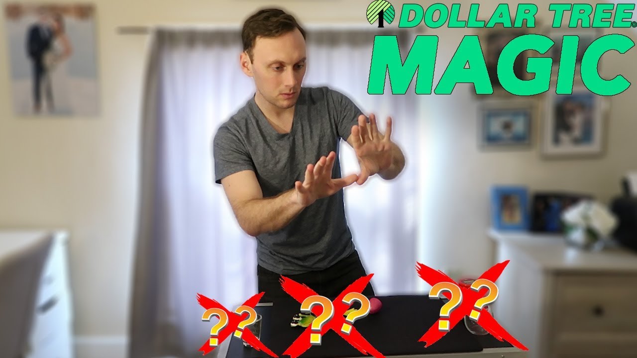 Creating Magic Tricks with 3 *Mystery* Dollar Tree Items - YouTube