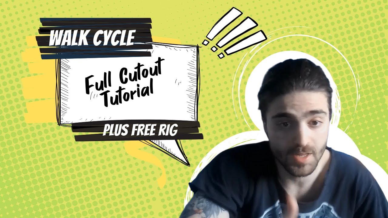 Cut-Out Walk Cycle tutorial + FREE RIG - YouTube