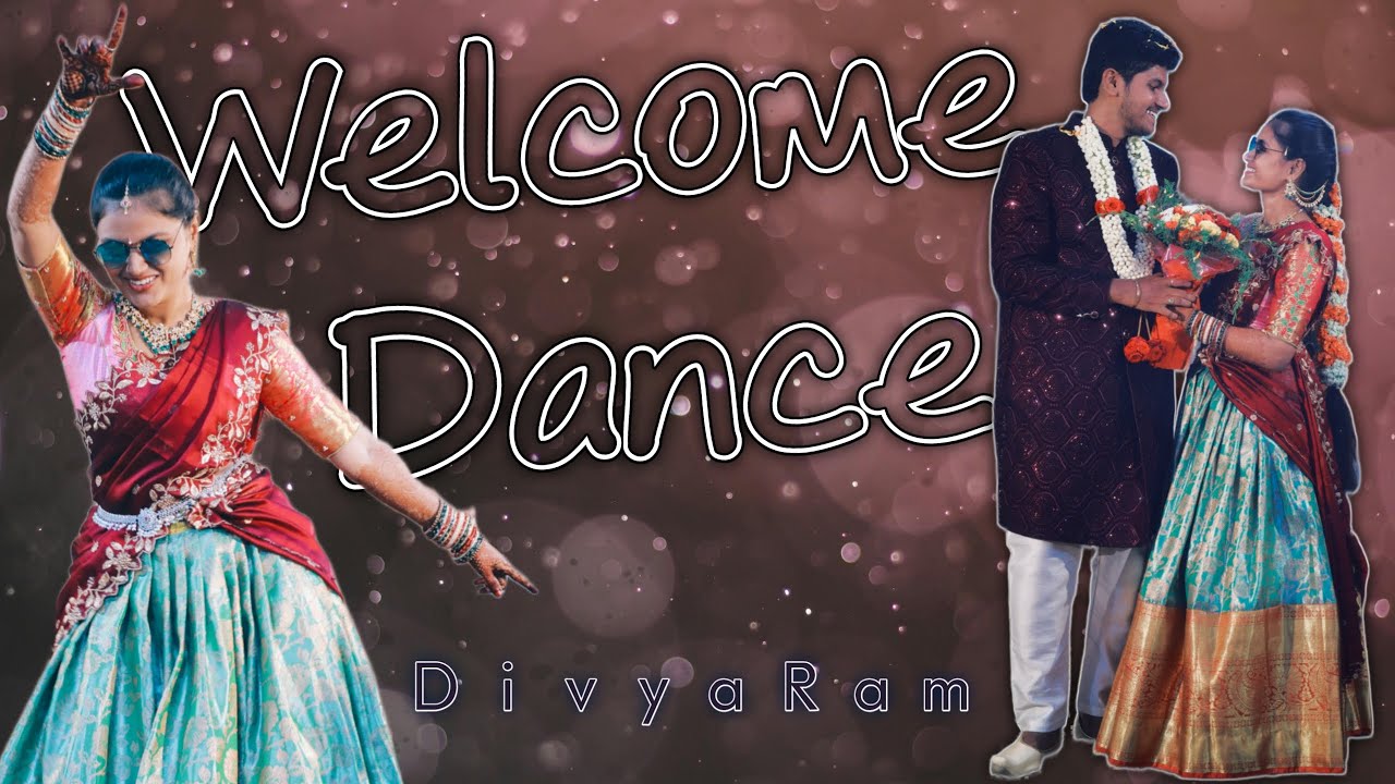 Welcome Dance by Bride || Divya Ramu Wedding || Oneshot Studioz - YouTube