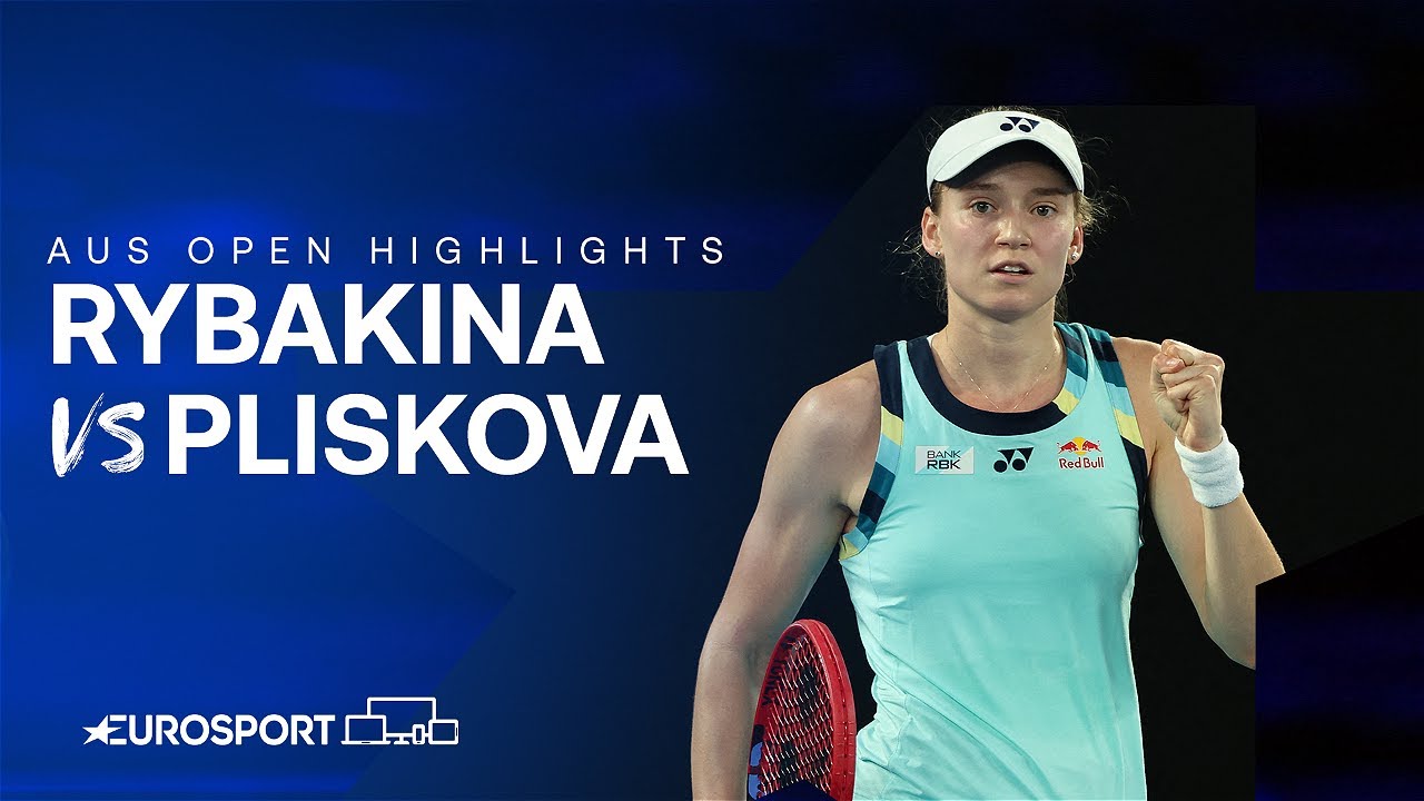 Straight-Sets Victory 👌 | Elena Rybakina v Karolina Pliskova ...