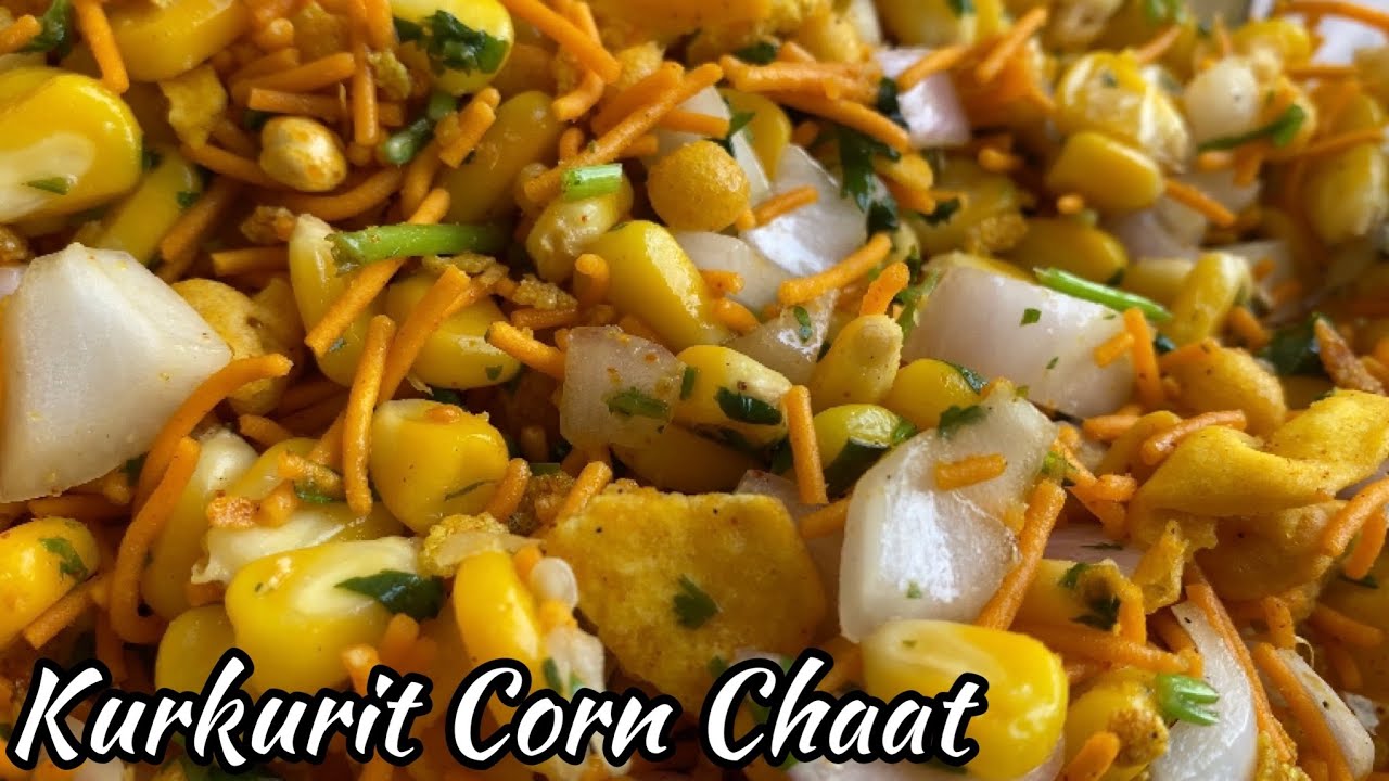 Kurkurit Corn Chaat. Crispy Corn Chaat Recipe. butter Sweet Corn Chaat Recipe. The Best Corn ...