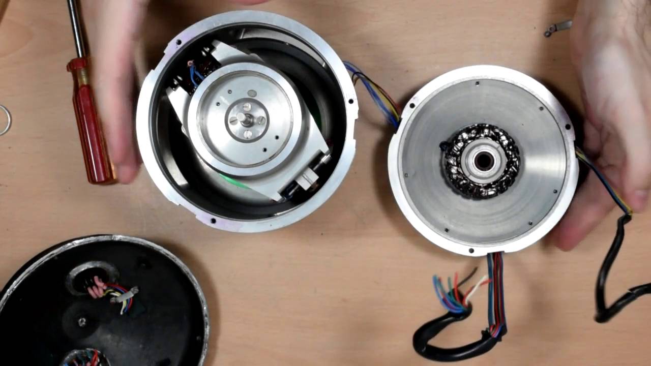 Azimuth gyroscope teardown - YouTube