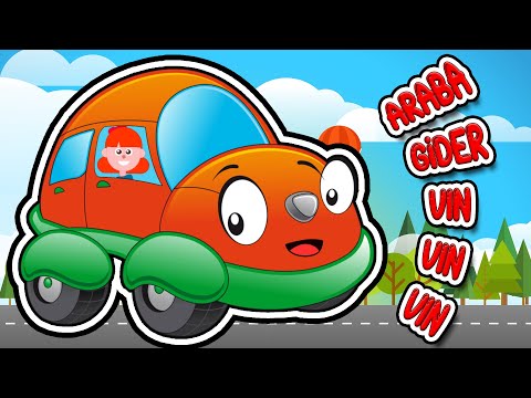 Araba Gider Vın Vın Vın | Eğitici Ve Eğlenceli Bebek ve Çocuk Şarkısı | Çizgi Film | Furkiş TV