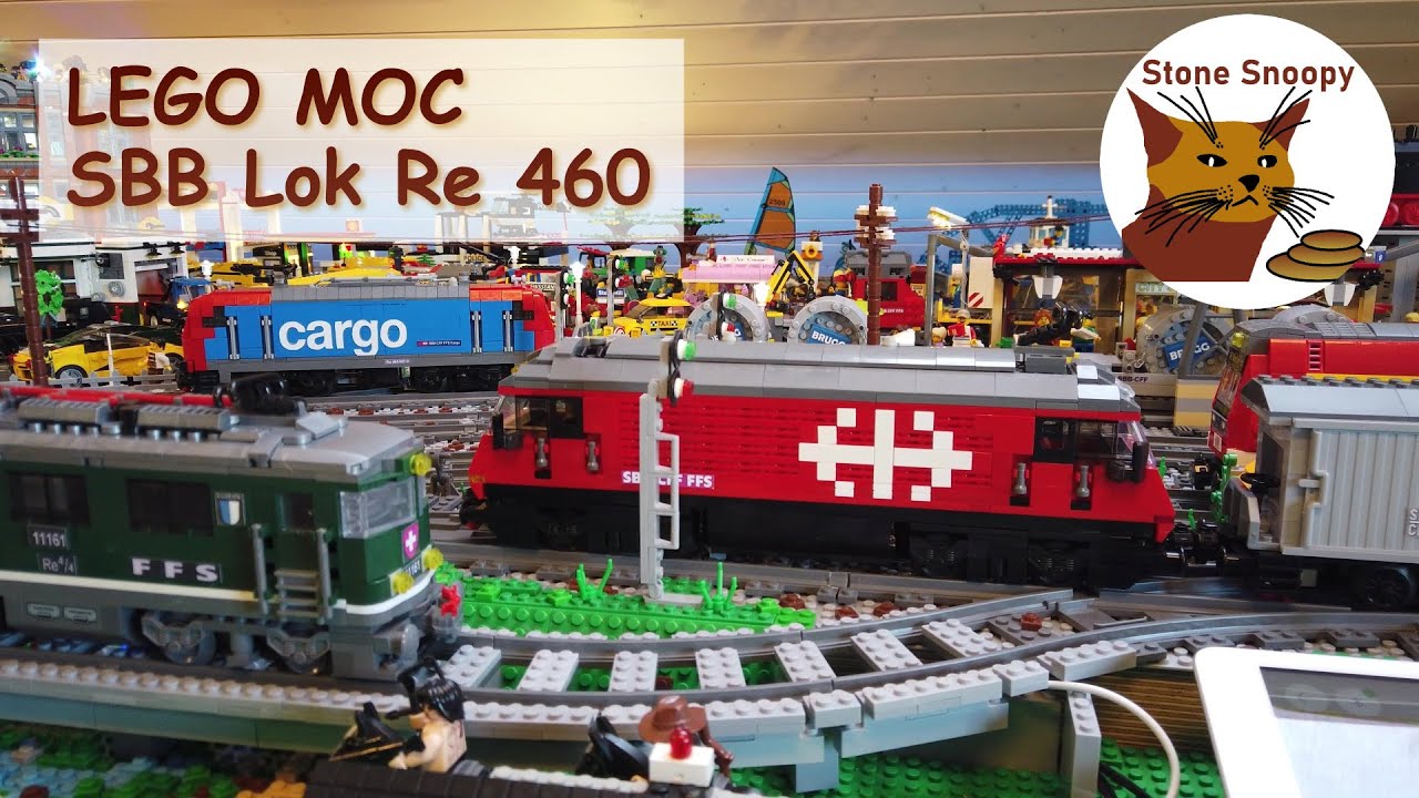 LEGO & Co. MOC - SBB Lok Re 460 🇨🇭 - YouTube