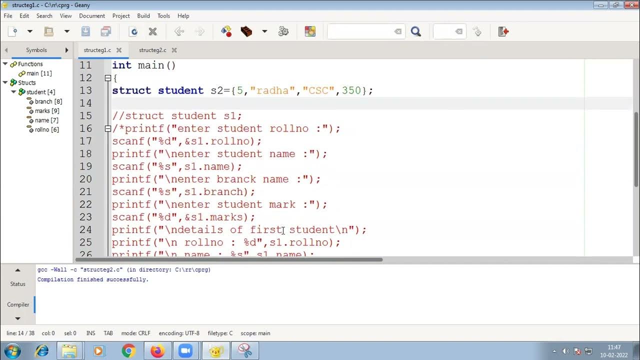 structure initialization - YouTube