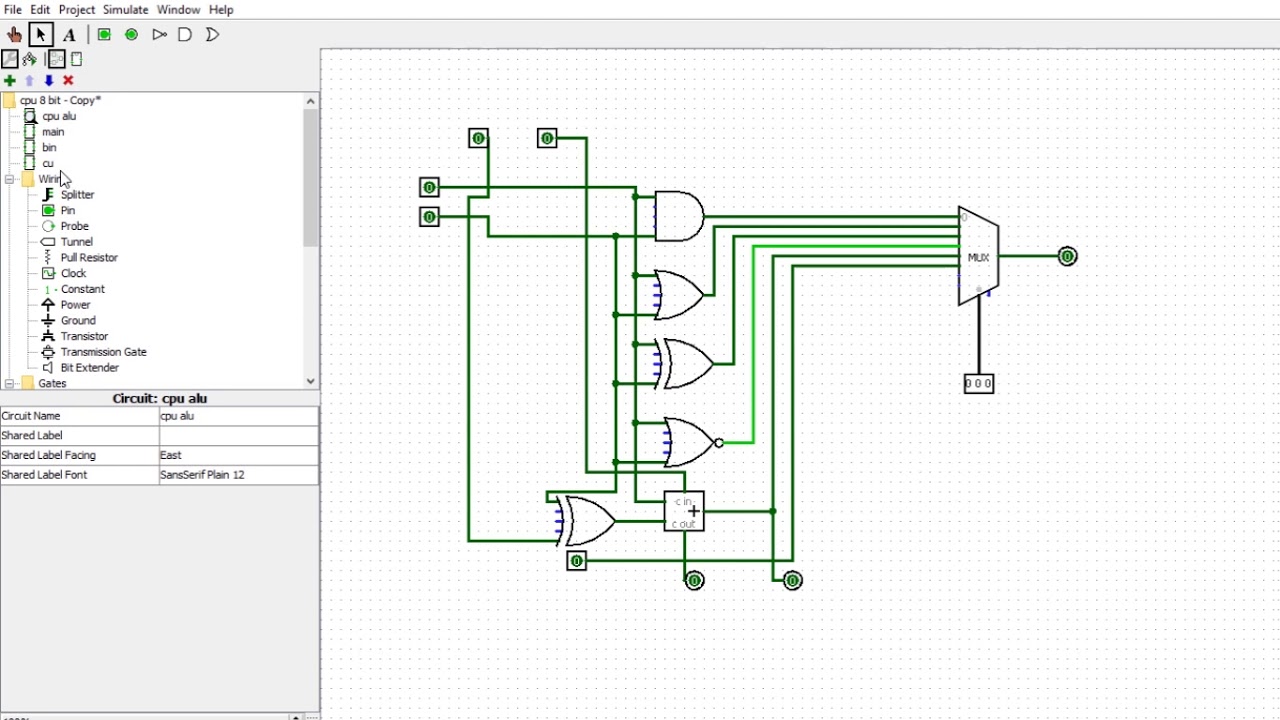 1917051065 cpu 8 bit sederhana - YouTube