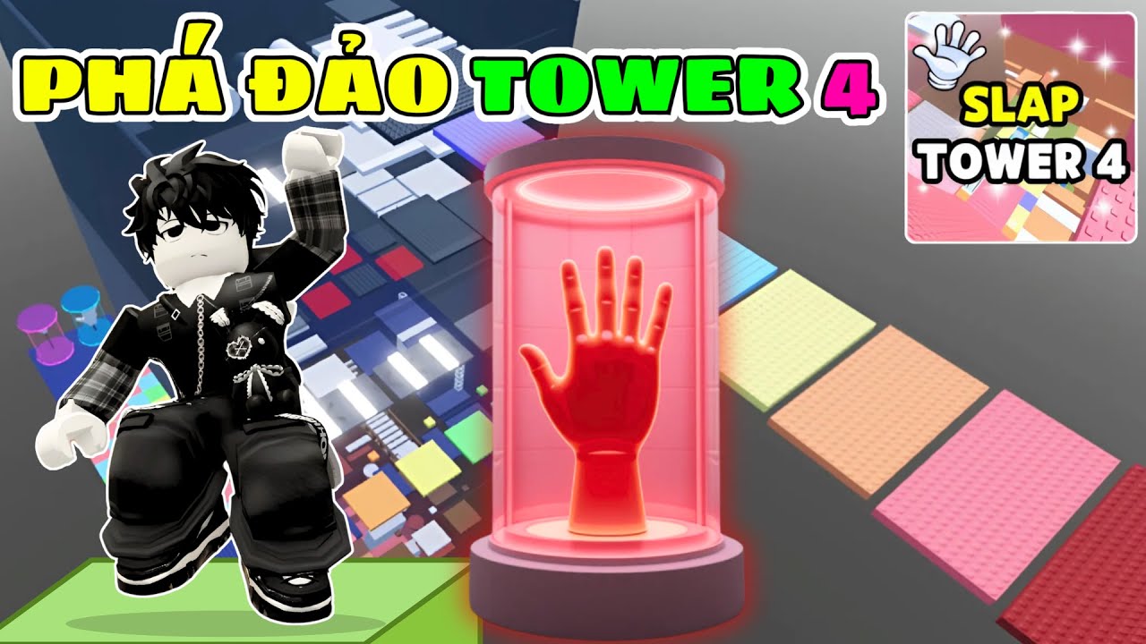 Slap Tower | Mình Đã Phá Đảo Được Map Tower 4 Và Nhận Bàn Tay Đỏ Cực ...