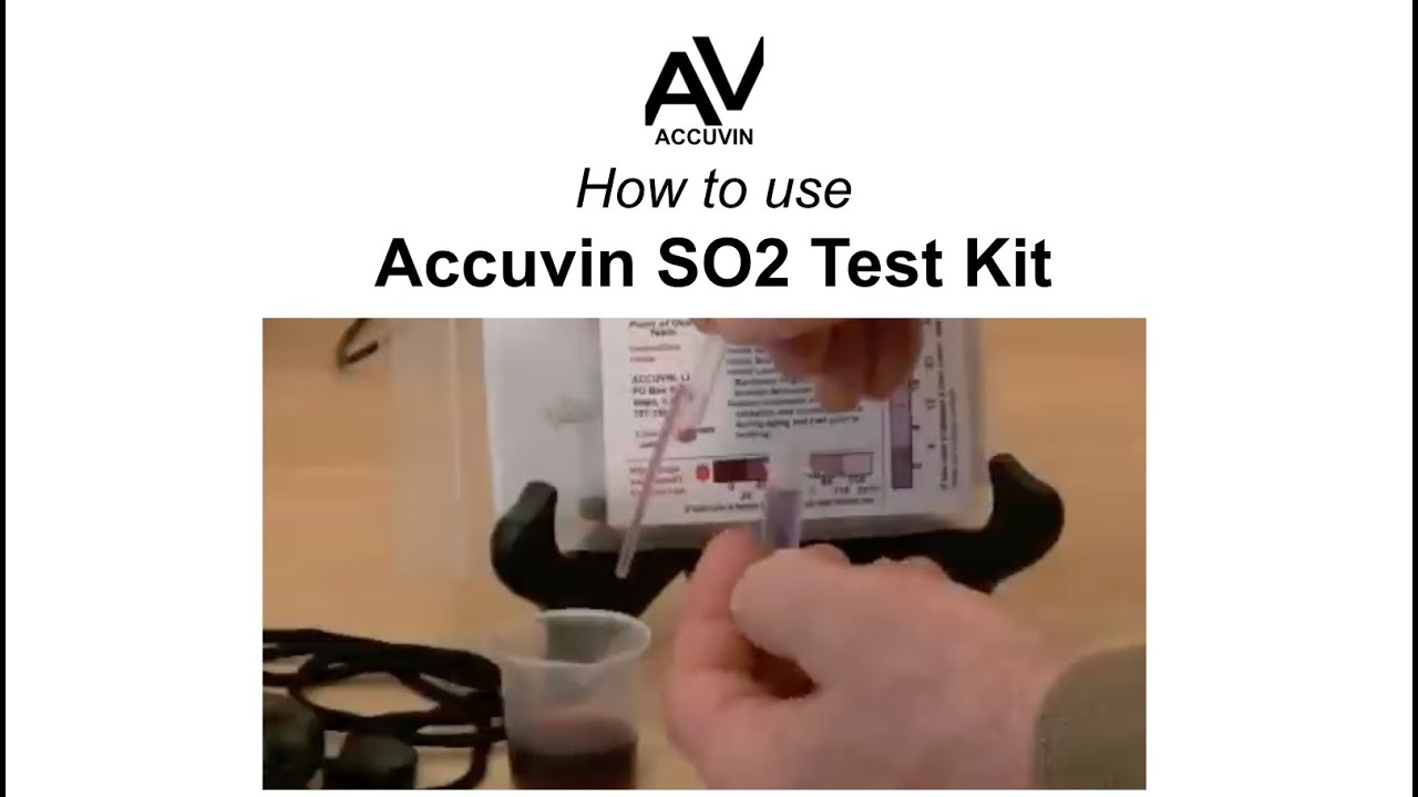 Accuvin Free SO2 Test Kit Demo - YouTube