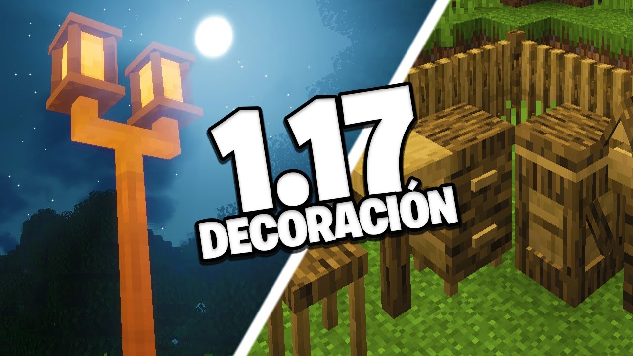 MEJORES MODS de DECORACIÓN para Minecraft 1.17.1 | ModPack Review - YouTube