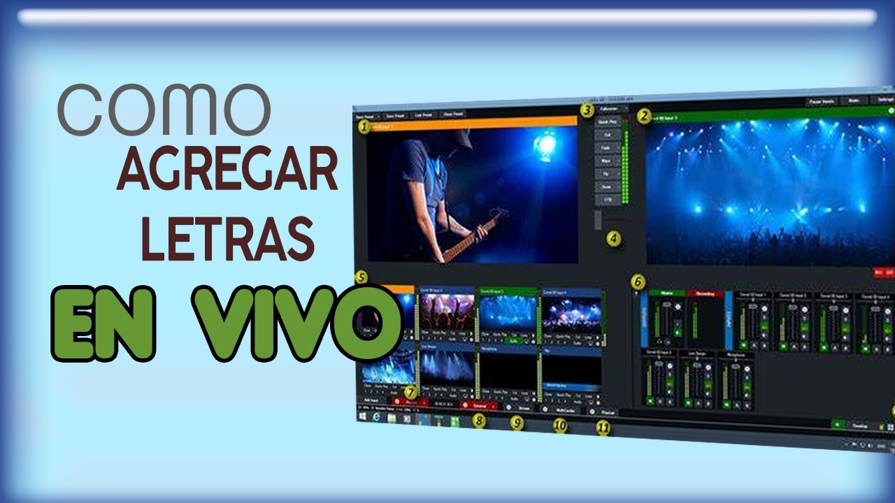 Como agregar títulos en vivo Vmix - LETRAS PARA TUS LIVES - YouTube