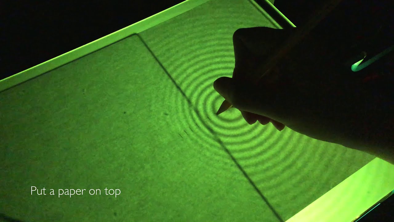 Ripple tank experiment | Physics teaching equipment - YouTube