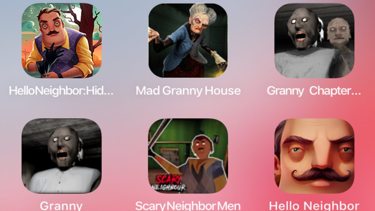 granny mod mad house horror game fgteev hello neighbor ice scream 2 ...