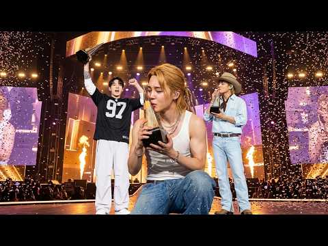 Jimin's New Braided Hair and His Words for ARMY | BTS in VEGAS Breaks Out!