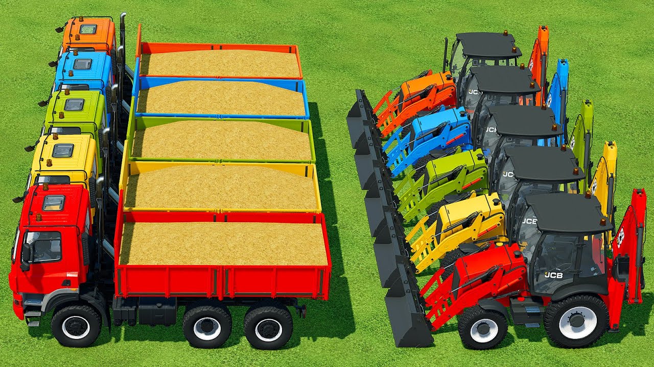 EXCAVATIONS WORK with FIELD BOSS TRACTORS and TRUCKS - STRAW - Farming ...