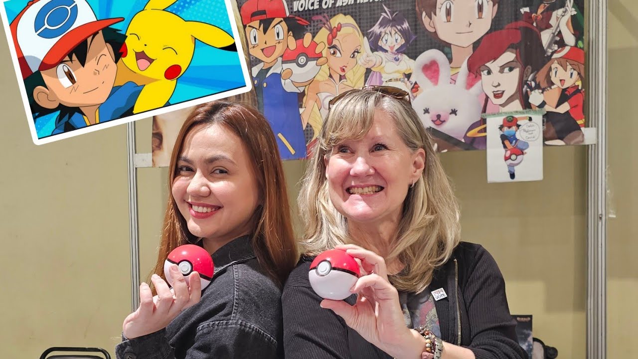Ash meets Ash( The voice actresses of Pokemon) USA and Philippines ...