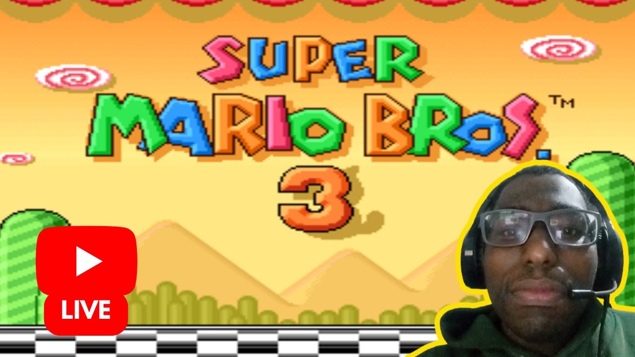 SUPER MARIO BROS 3 (SNES) - LIVE #001 - YouTube