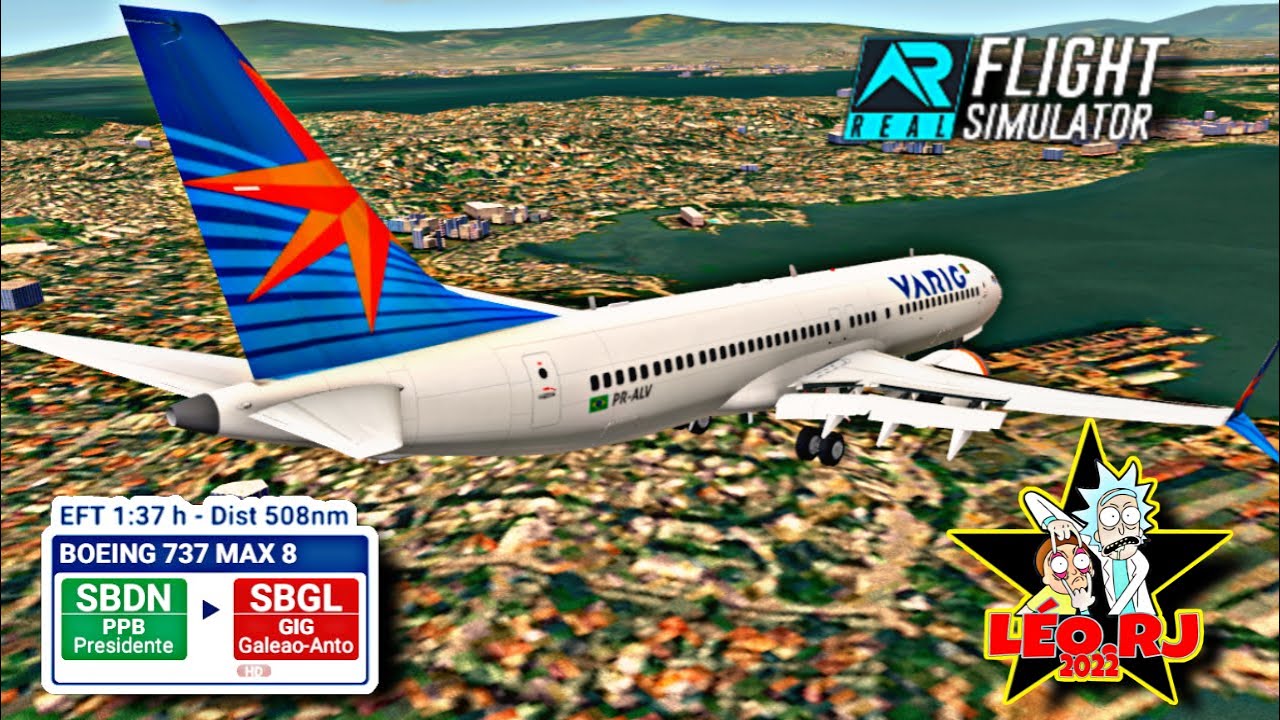 🛩LIVE ON RFS-Bora Voar de BOEING 737 MAX 8-VARIG (SBDN-SBGL)Serv ...