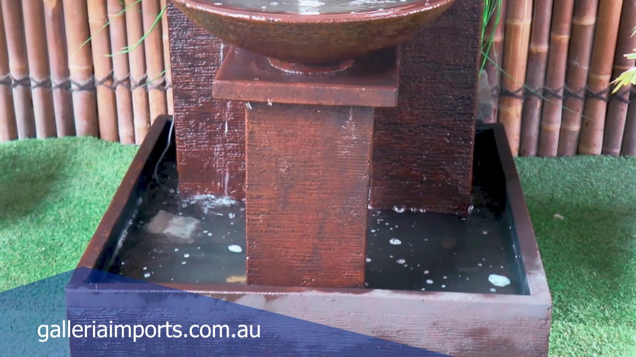 Triple Bowl Fountain - YouTube